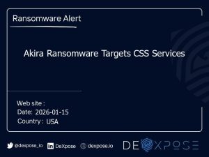 Akira Ransomware Targets CSS Services - DeXpose