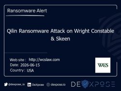 Qilin Ransomware Attack on Wright Constable & Skeen - DeXpose
